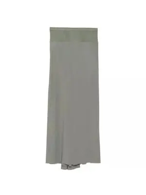 Rick Owens Fitted Skirt With Puddle Hem