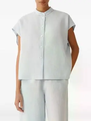 Fabiana Filippi Collarless Button-down Shirt