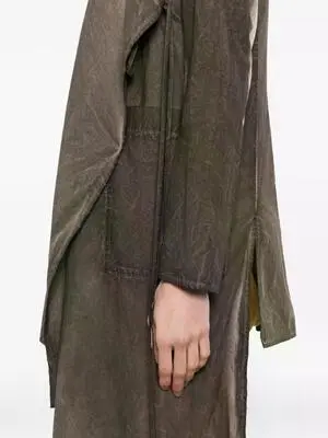 UMA WANG Asymmetric Drape Shirt