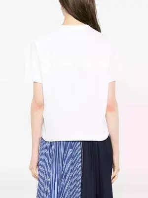 Sacai Text-print Crew Neck T-shirt