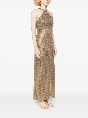 SIYU Tallis Long Dress - Brown