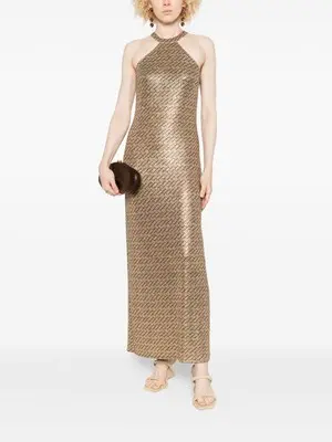 SIYU Tallis Long Dress - Brown