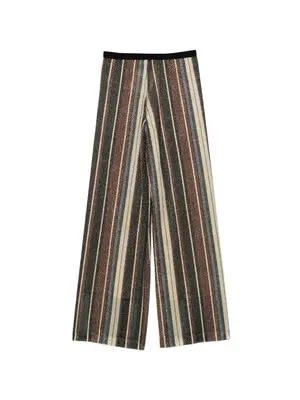 SIYU Striped Wide-leg Trousers - Multi