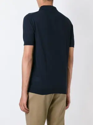 John Smedley Poloroth - Blue