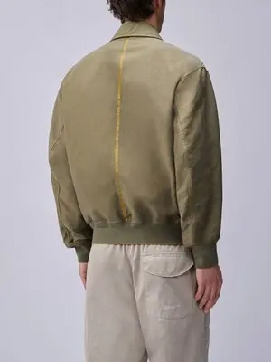 MASSIMO OSTI STUDIO Garment-dyed Jacquard Jacket - Beige