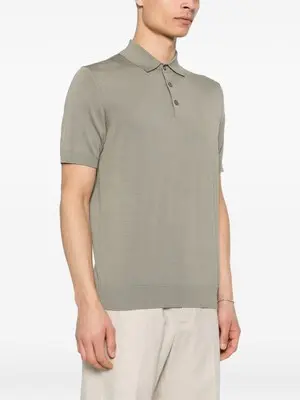 PAOLO PECORA Cotton Polo Shirt - Green