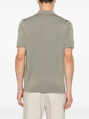 PAOLO PECORA Cotton Polo Shirt - Green