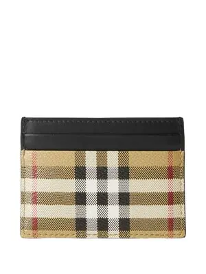 Burberry Check Card Holder