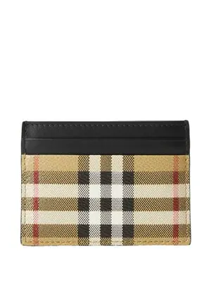 Burberry Check Card Holder