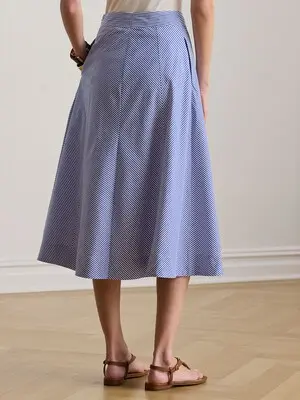 Ralph Lauren Striped A-line Skirt