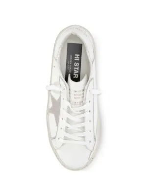 GOLDEN GOOSE Hi Star Leather Sneakers