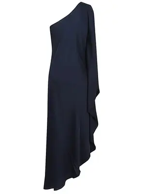 NOUVELLE SILK95FIVE Silk Asymmetric Dress