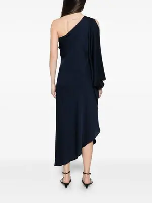 NOUVELLE SILK95FIVE Silk Asymmetric Dress