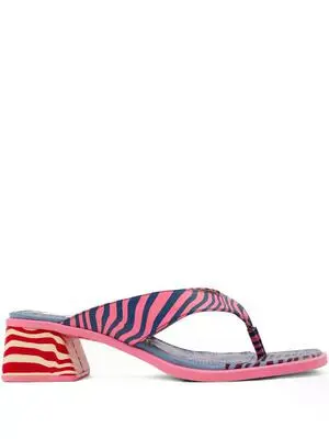 Camper Kora Striped Sandals