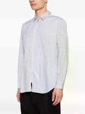 Comme Des Garçons Striped Zip Shirt
