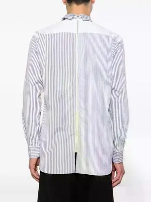 Comme Des Garçons Striped Zip Shirt