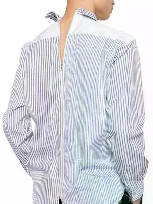 Comme Des Garçons Striped Zip Shirt