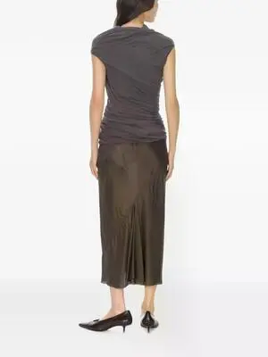 OUDE WAAG Shoulder-wrap Thread Top
