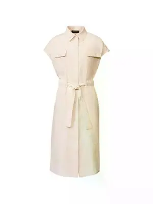 Fabiana Filippi Patch Pocket Belted Dress