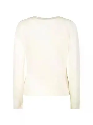 Max Mara Crewneck Knitted Top - Neutrals