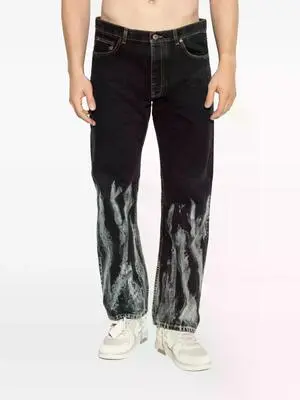 Off-White Graphic-print Jeans