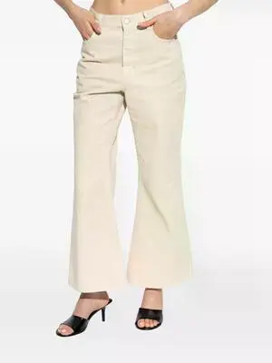 BY MALENE BIRGER Houston Flared Denim Jeans - Neutrals