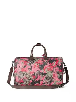 Gucci Gg-pattern Medium Holdall Bag - Pink
