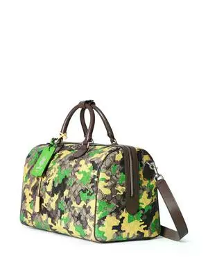 Gucci Gg Camouflage Luggage - Yellow