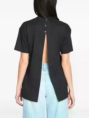 Jacquemus Paper Effect Open Back T-shirt