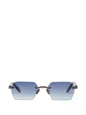 JOHN DALIA Rimless Geometric Sunglasses