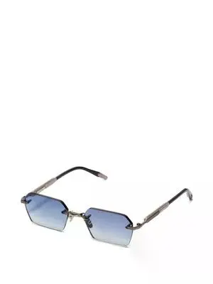 JOHN DALIA Rimless Geometric Sunglasses
