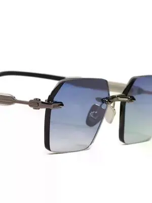 JOHN DALIA Rimless Geometric Sunglasses