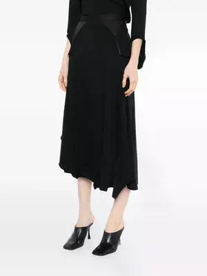Undercover Strap Asymmetric Skirt