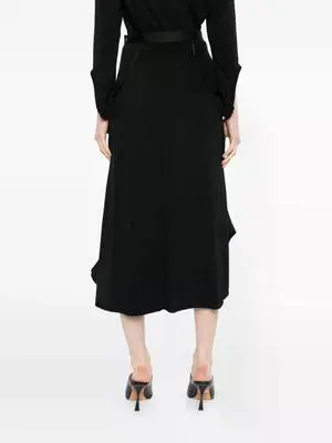 Undercover Strap Asymmetric Skirt
