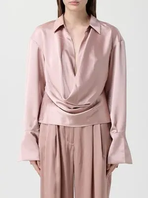 Andamane Draped Blouse - Pink