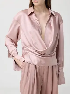 Andamane Draped Blouse - Pink