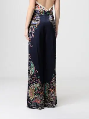 Etro Paisley Print Palazzo Trousers - Multicolor