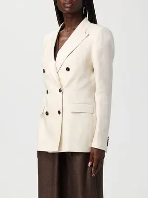 Tagliatore Double Breasted Jacket - Beige