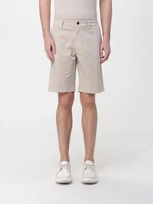 Eleventy Stretch Cotton Chino Shorts - Sand
