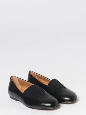 JIL SANDER Elyss Leather Ballerina Flats