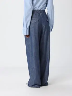 JIL SANDER Cotton Palazzo Trousers