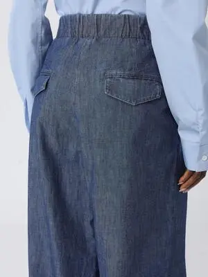 JIL SANDER Cotton Palazzo Trousers