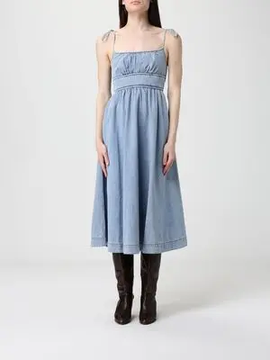 Women's Paneled Denim Dresses