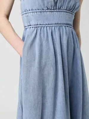 Zimmermann Denim Midi Dress - Blue