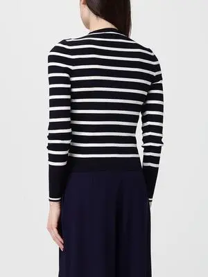 Ralph Lauren Striped Silk Blend Crewneck Sweater