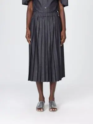 Pleated Satin Skirts