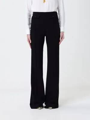Elisabetta Franchi Tailored Wide Leg Trousers - Black