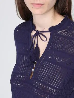 Zadig&Voltaire Organic Cotton Pointelle Knit Top