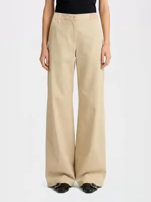 PATOU Organic Cotton Wide-leg Pants - Nude
