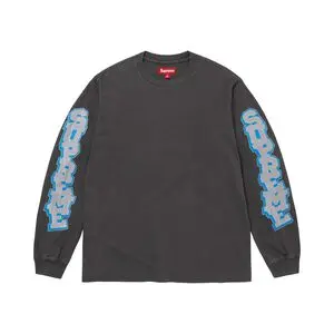 Supreme Cracked Sleeve Long-sleeve Top - Black